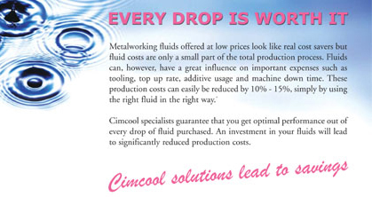 Cimcool-Metal working fluid from the U.S.A.